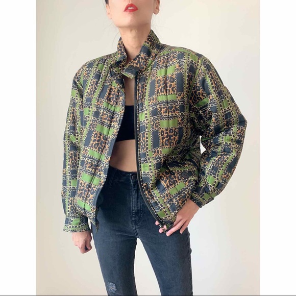 Vintage | Jackets & Coats | Vintage Silk Puffer Bomber Jacket | Poshmark